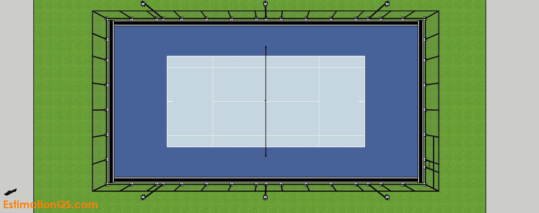 Acrylic Tennis Court_15_Aerial View_finished project – Estimation QS