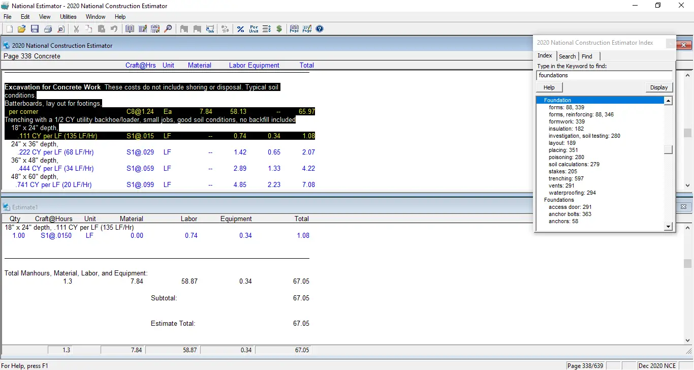 How To Use National Estimator Software by Craftsman on your PC ...